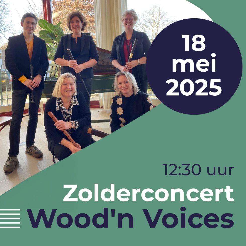 Zolderconcert - 18 mei - Wood'n Voices - Kessels Museum